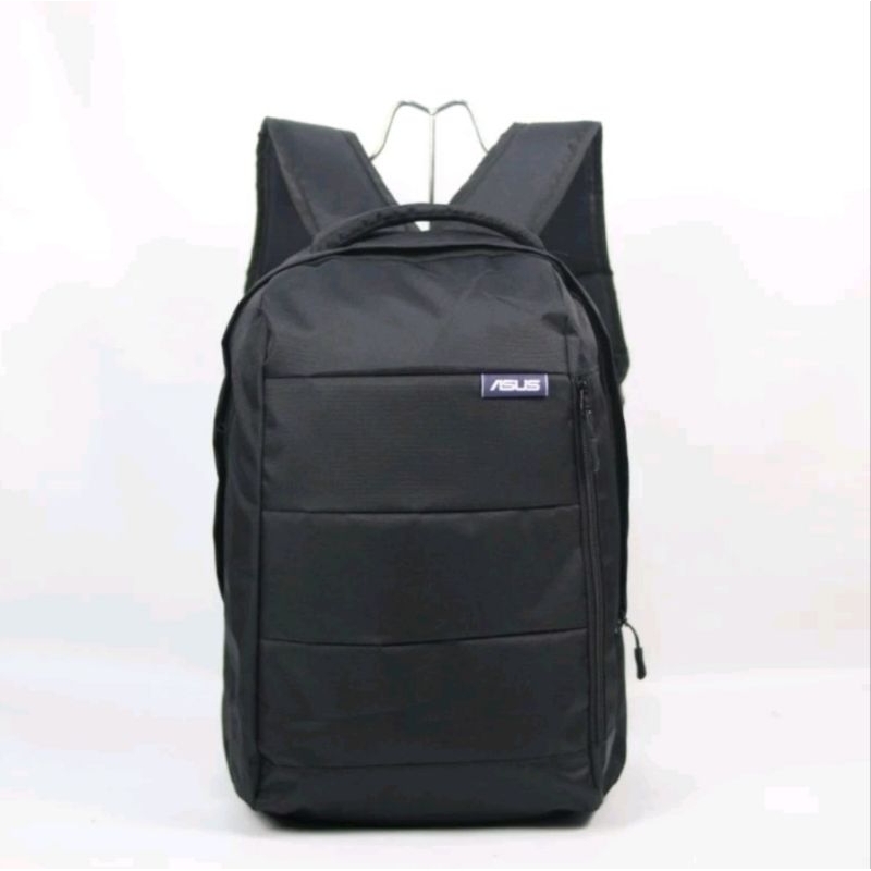 Jual TAS RANSEL LAPTOP ASUS, ACER, LENOVO, HITAM POLOS, TAS PUNGGUNG ...