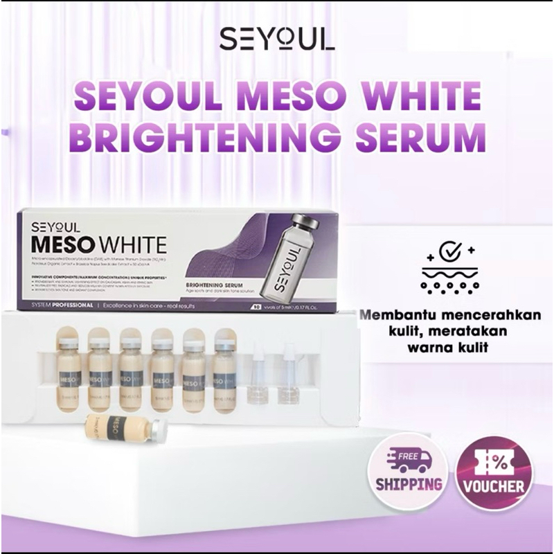 Jual Seyoul meso white Brightening serum isi 6 botol | Shopee Indonesia
