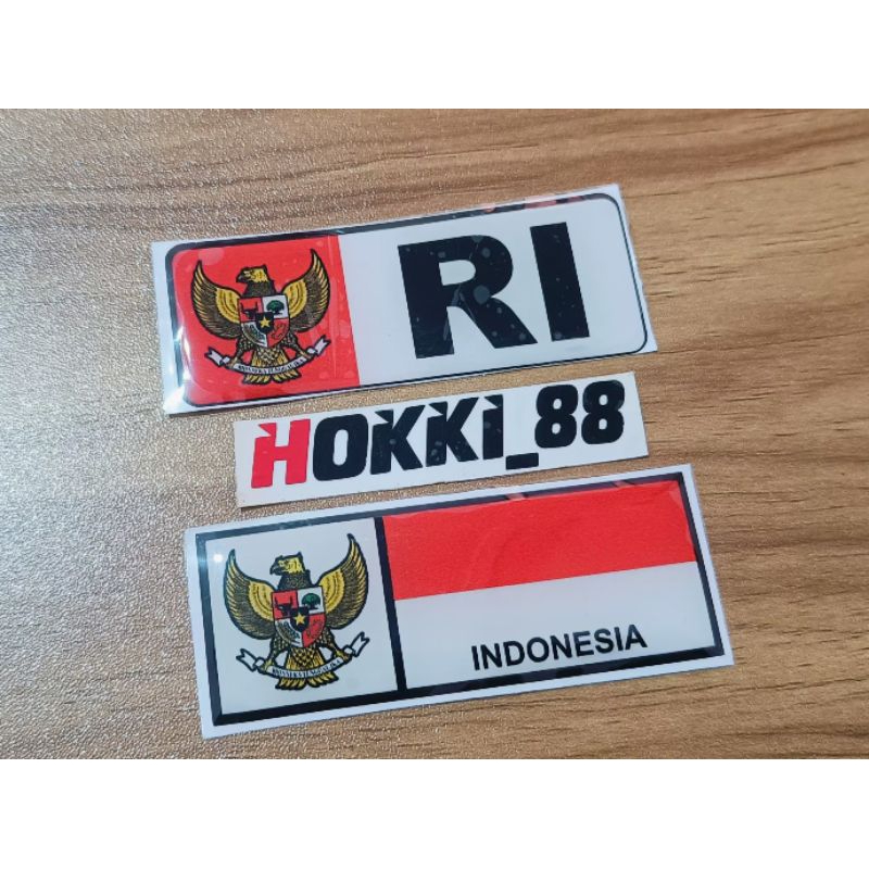 Jual Stiker timbul bendera Indonesia GARUDA RI | Shopee Indonesia