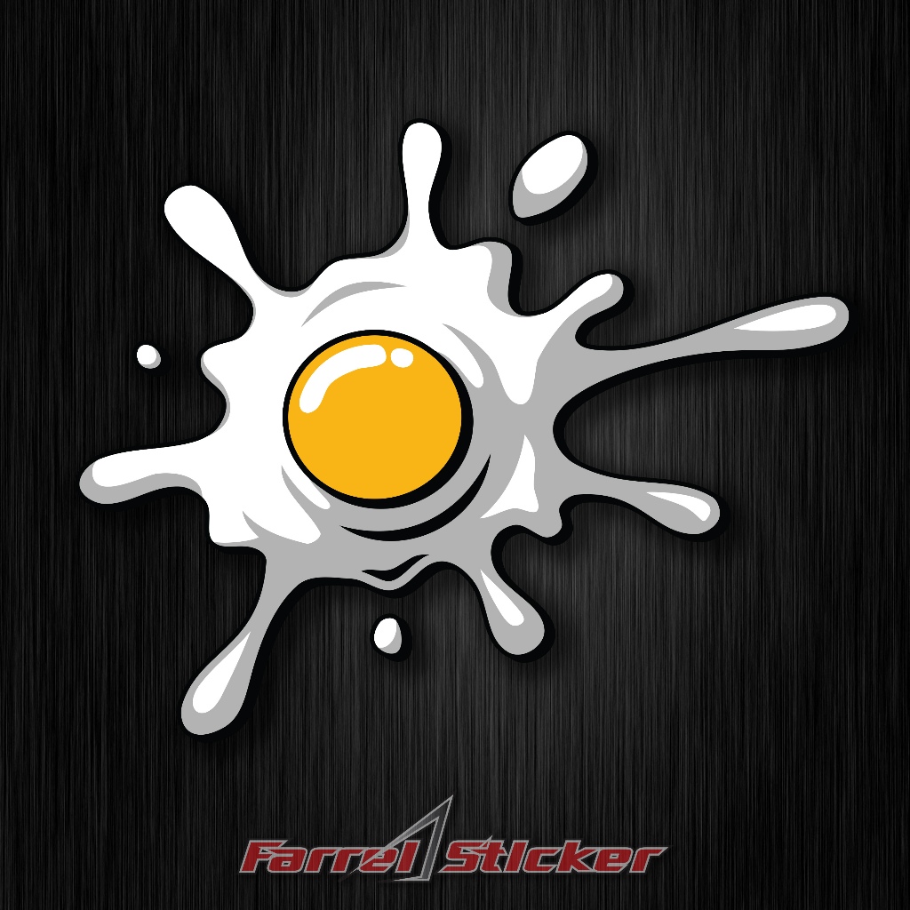 Jual Stiker Telor Sticker efek Bercak Telur Ceplok | Shopee Indonesia