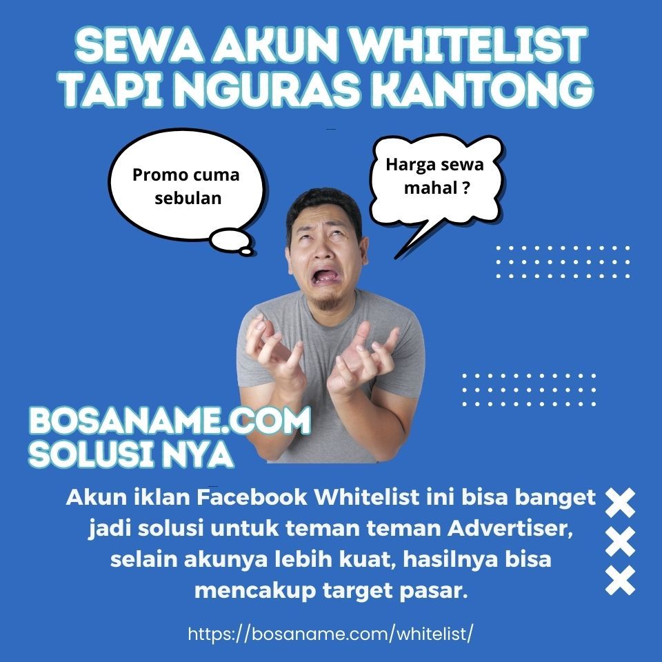 Jual Akun iklan WHITELIST FREE SEWA Nolimit Sepuasnya Hubungi Admin Ad Account Facebook Business ...