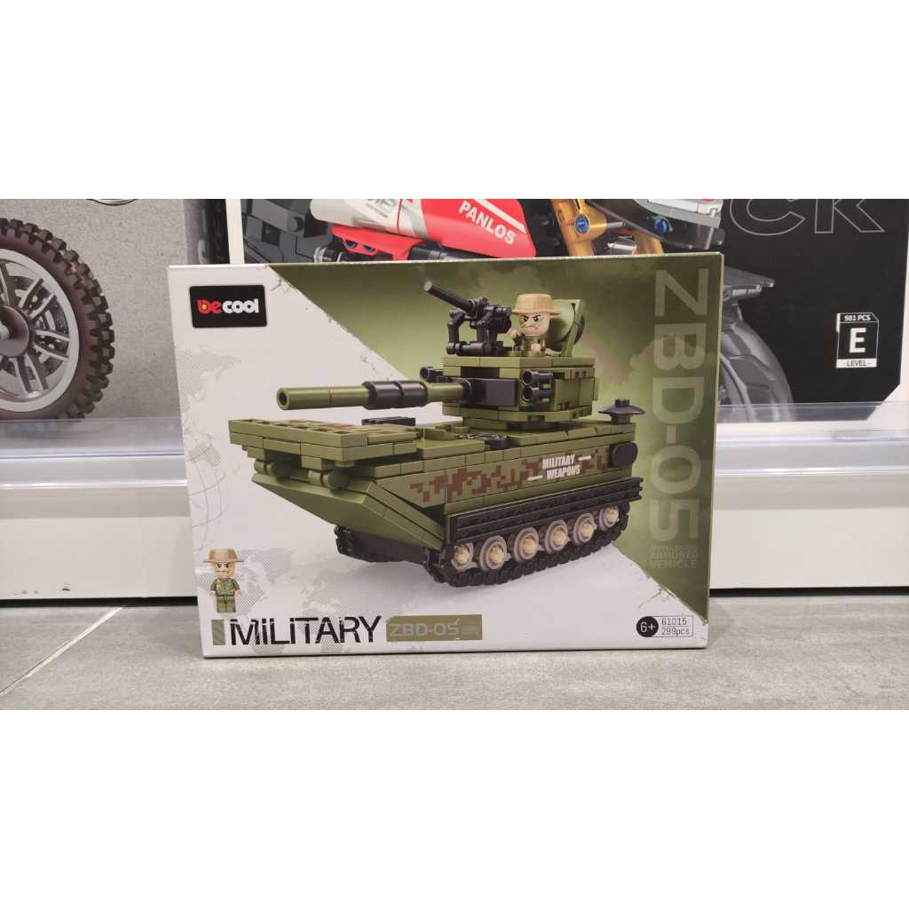 Jual DECOOL AMPHIBIOUS ARMORED VEHICLE ZBD-05 61015 299 PCS | Shopee ...