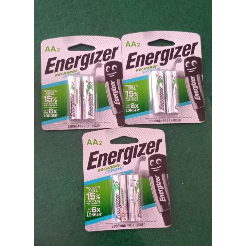 Jual Baterai Energizer Rechargeable AA 2300mAh Original | Shopee Indonesia