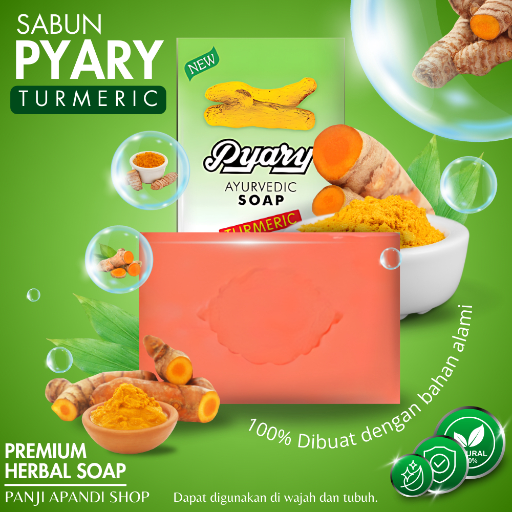Jual Sabun Pyary Turmeric 75gr BPOM Original – Sabun Herbal Pemutih ...