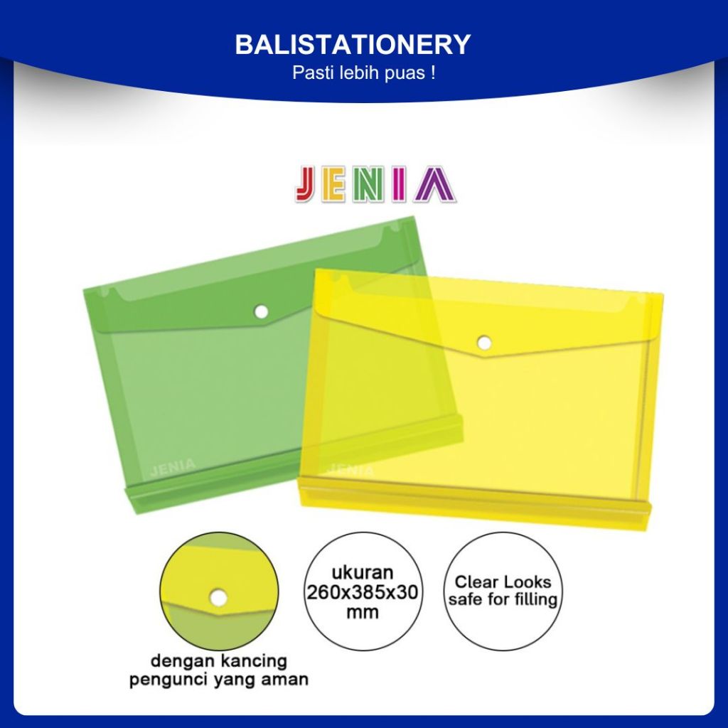 Jual Map Kancing Polos Map Berkas Jenia | Shopee Indonesia