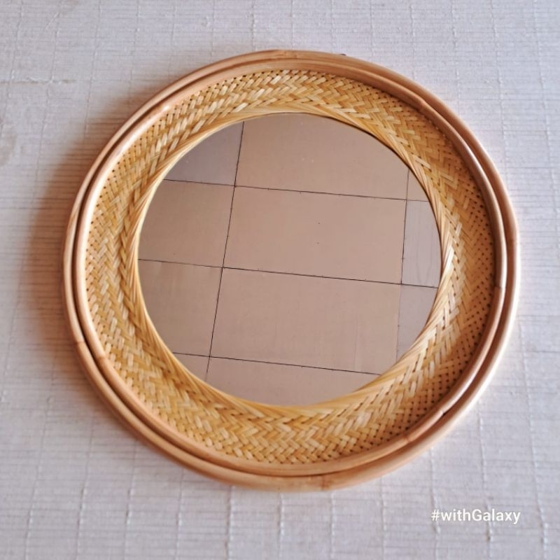 Jual Cermin Rotan Bulat - Cermin Dinding, Cermin Bulat, Cermin Natural ...