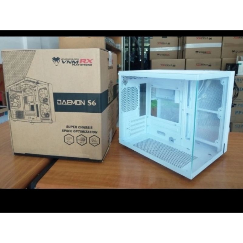 Jual Casing / Case VenomRX Daemon S6 Black / White - Hitam / Putih ...