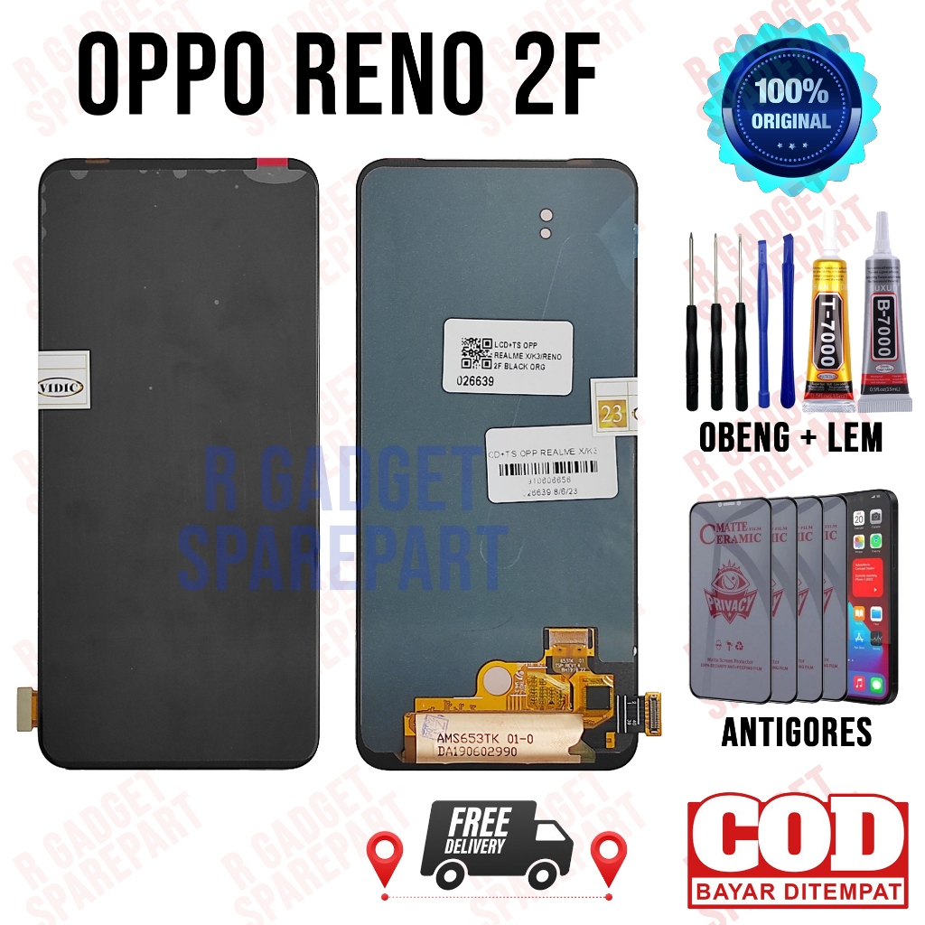 Jual Lcd Oppo Reno 2F Original OEM Quality Lcd Touchscreen Oppo Reno 2F ...