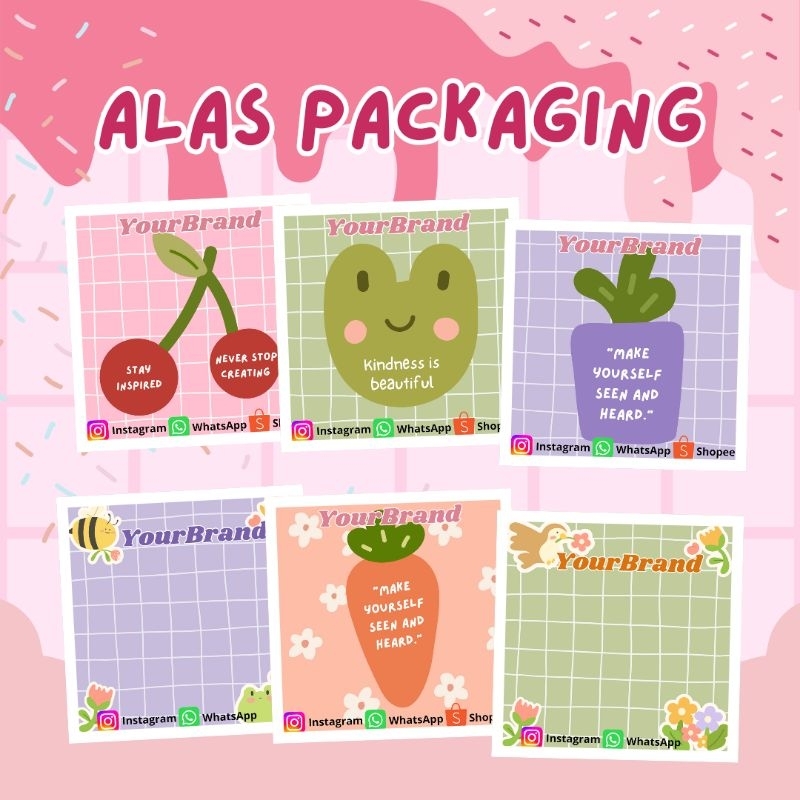 Jual Alas mini gift | Alas kertas packaging free plastik | Alas ...