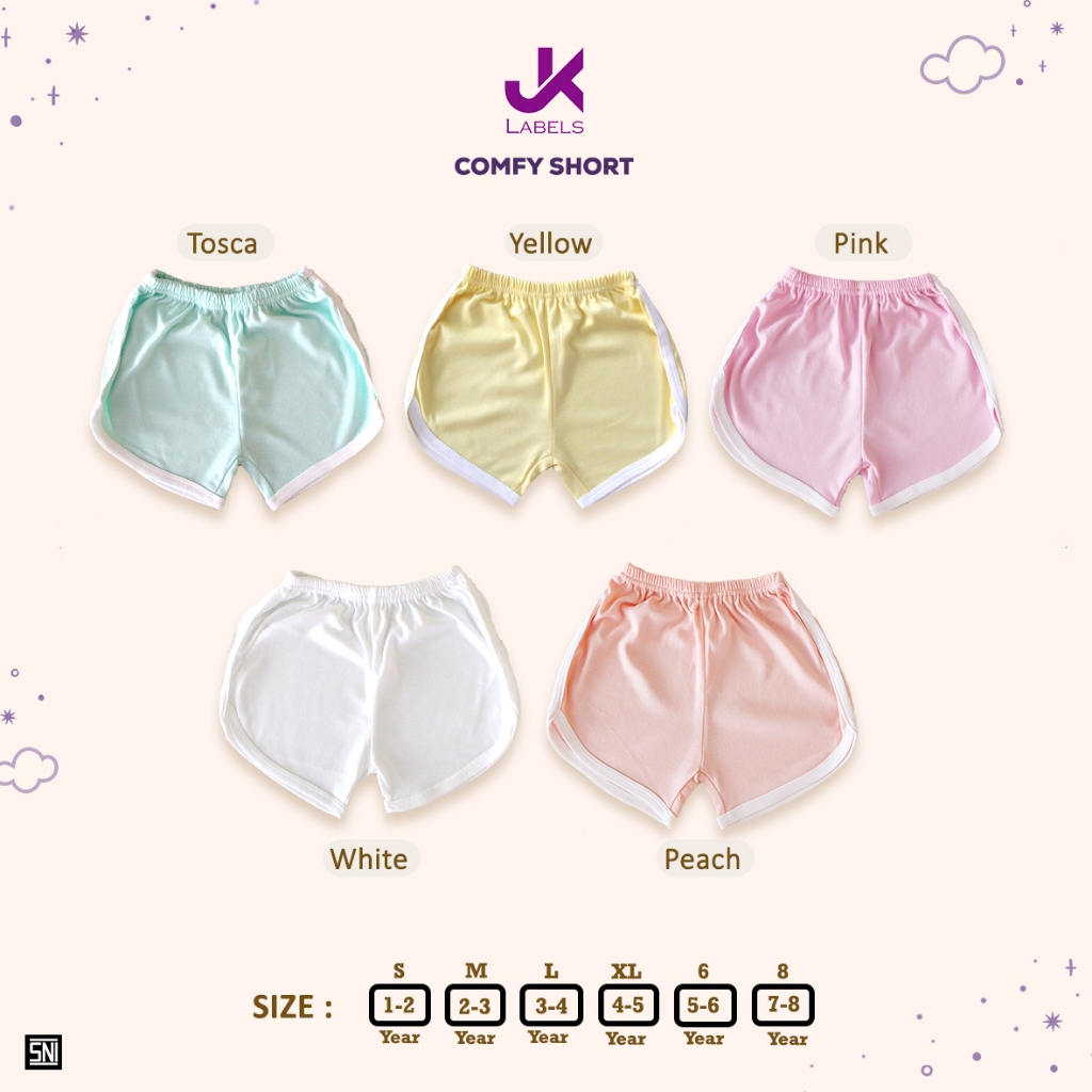 Jual JK LABELS - Comfy Short (1-8 Tahun) | Shopee Indonesia
