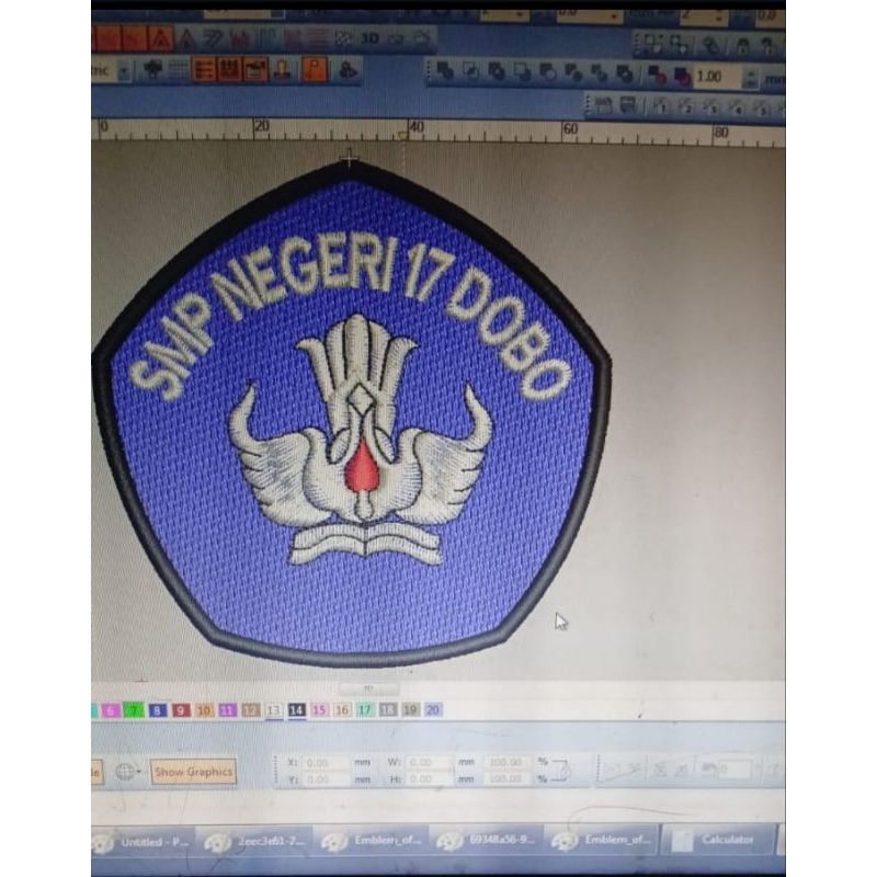 Jual Bordir/Sablon Logo dan Nama Sekolah | Shopee Indonesia