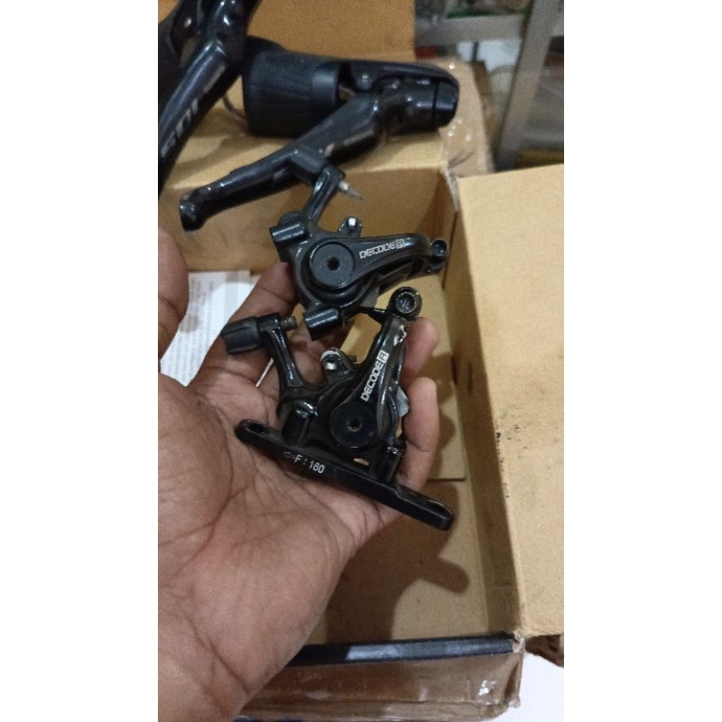 Jual Kaliper Rem Flat Mount Promax Decode R Dual Action brake mekanik ...