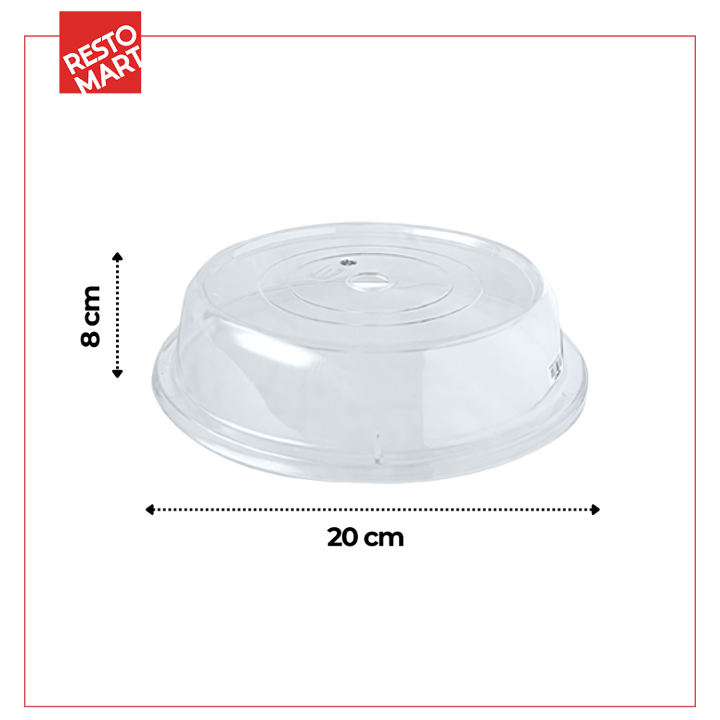 Jual Serving Food Cover / Penutup Makanan 20 cm / Round Food Cover 8 ...
