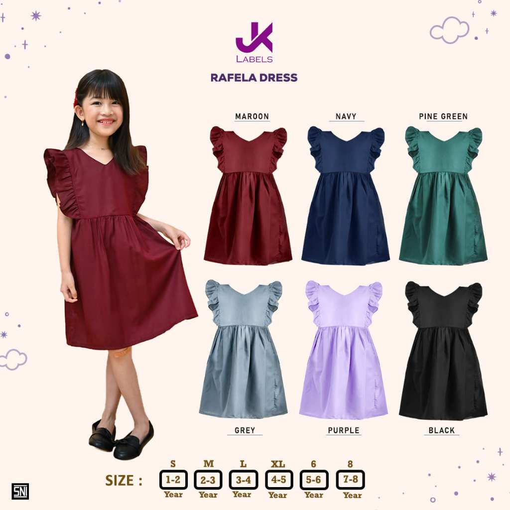 Jual JK LABELS - Rafela Dress (1-8 Tahun) | Shopee Indonesia