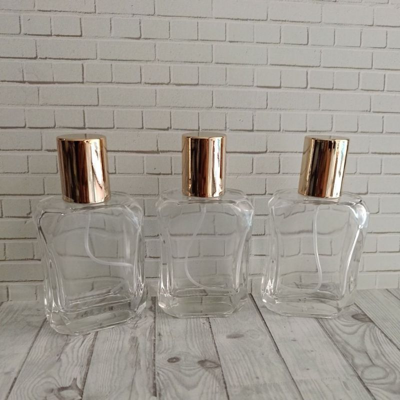 Jual botol Parfume Inocu 50ml Drat tutup Gold & Hitam Code PX 288 ...