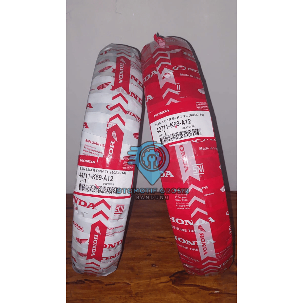 Jual CUCI GUDANG HONDA AHM K59 80/90 90/90 Ban Motor Tubeless Federal ...