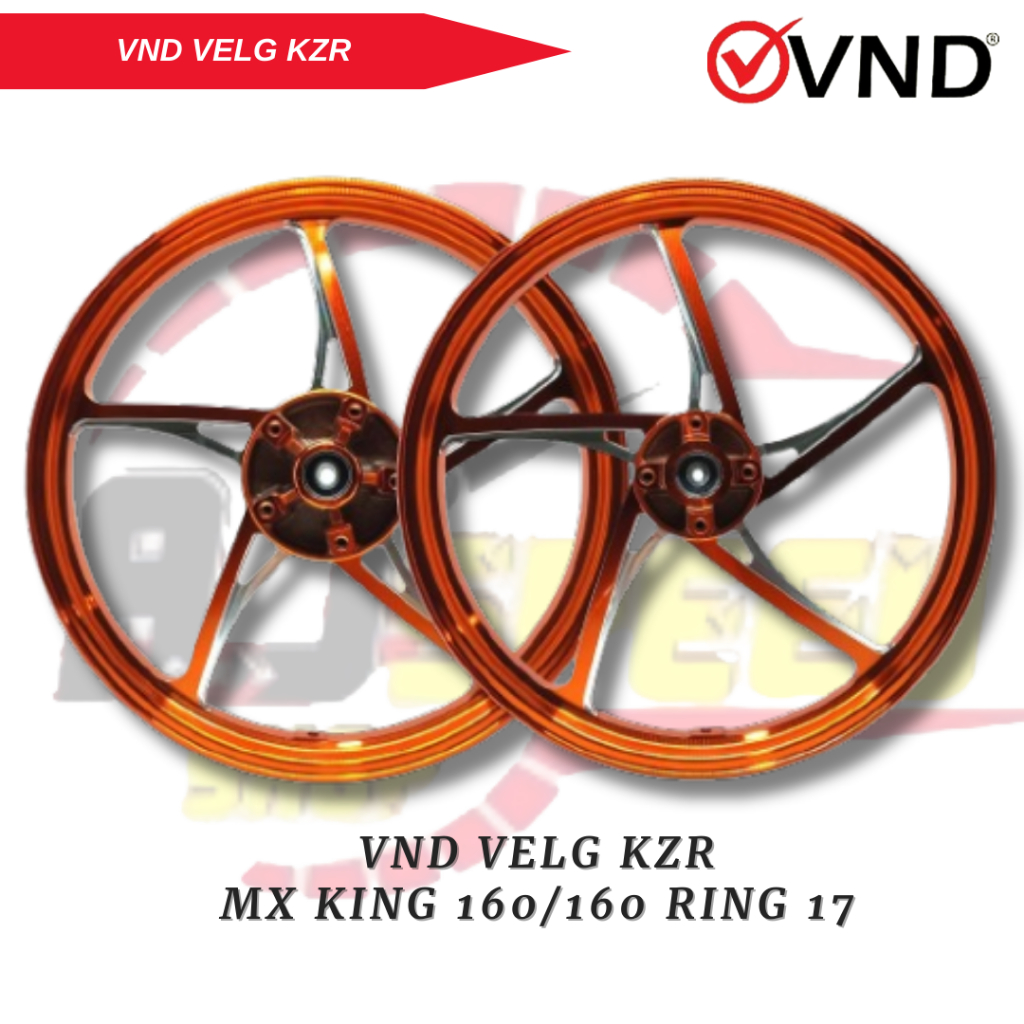 Jual VND Velg Racing KZR Yamaha MX King Set Depan 160 Belakang 160 Ring ...