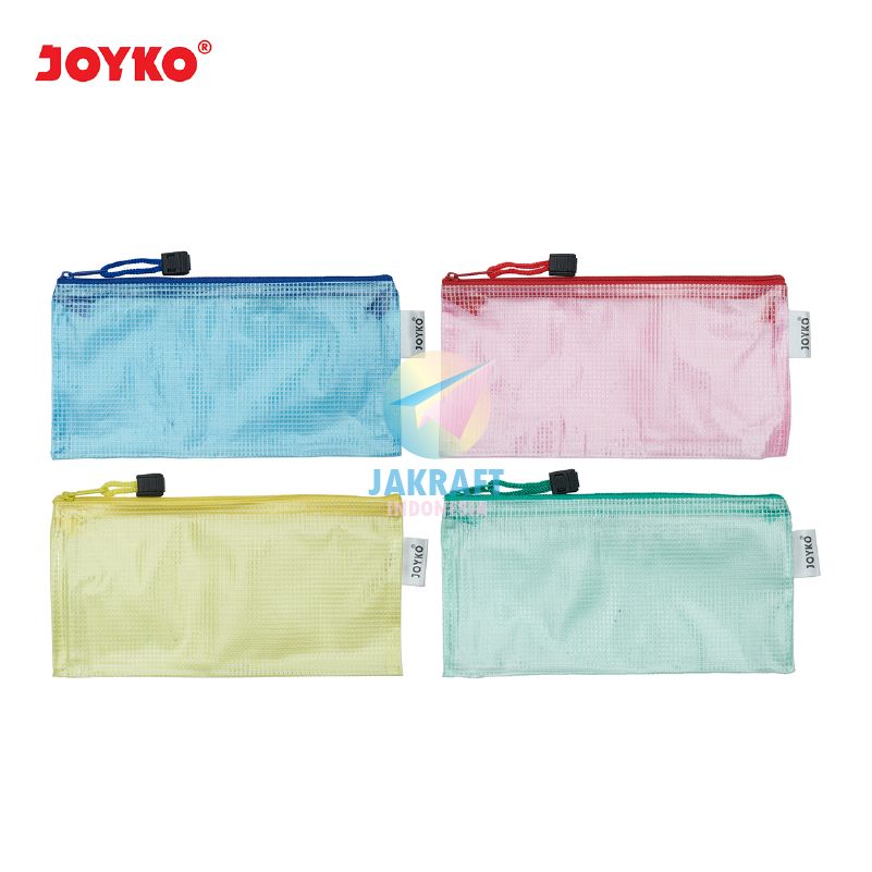 Jual (1 Pcs) Document Bag Jaring Zipper JOYKO DCB-33 Bill Warna Warni ...