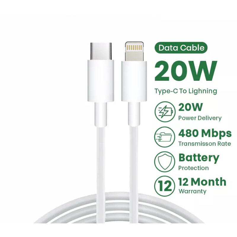 Jual Kabel Iphone Type C To lightning Fast Charging 1M MFI | Shopee ...
