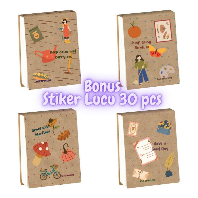 Jual Buku Saku Pocket Book Notes Memo Isi 200 Lembar Catatan Notebook ...