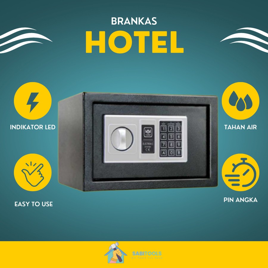 Jual Brankas Safe Box Hotel Tahan Api Perhiasan Emas Surat Berharga ...