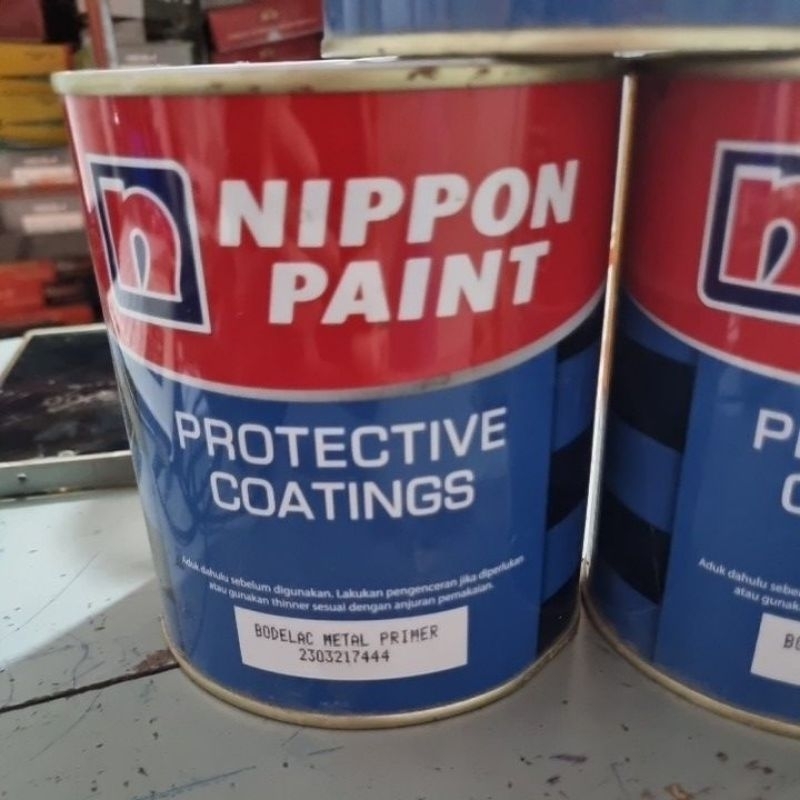 Jual Cat Dasar Besi Anti Karat Primer 2 in 1 Top Coat 1 kg Nippon Paint Bodelac | Shopee Indonesia