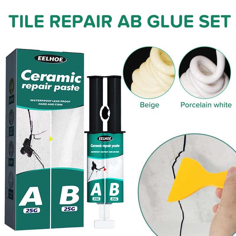 Jual Pasta Lem Dempul Ab Perbaikan Ubin Lem Set Retak Repair Perbaikan ...