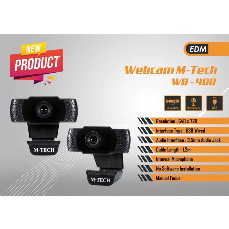 Jual Webcam komputer dan laptop Mtech WB 400 720p | Shopee Indonesia