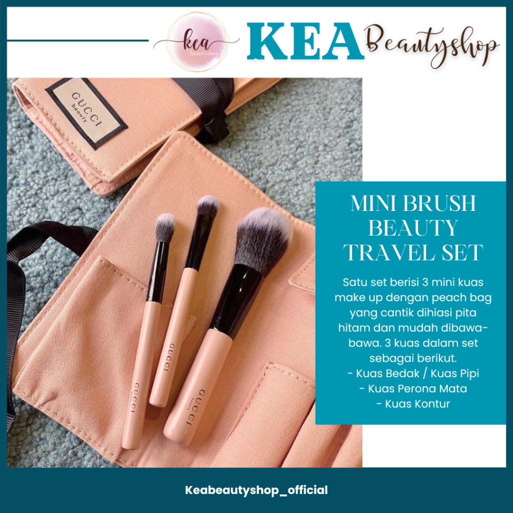 Jual GUCCI MINI BRUSH BEAUTY TRAVEL KIT SET | Shopee Indonesia