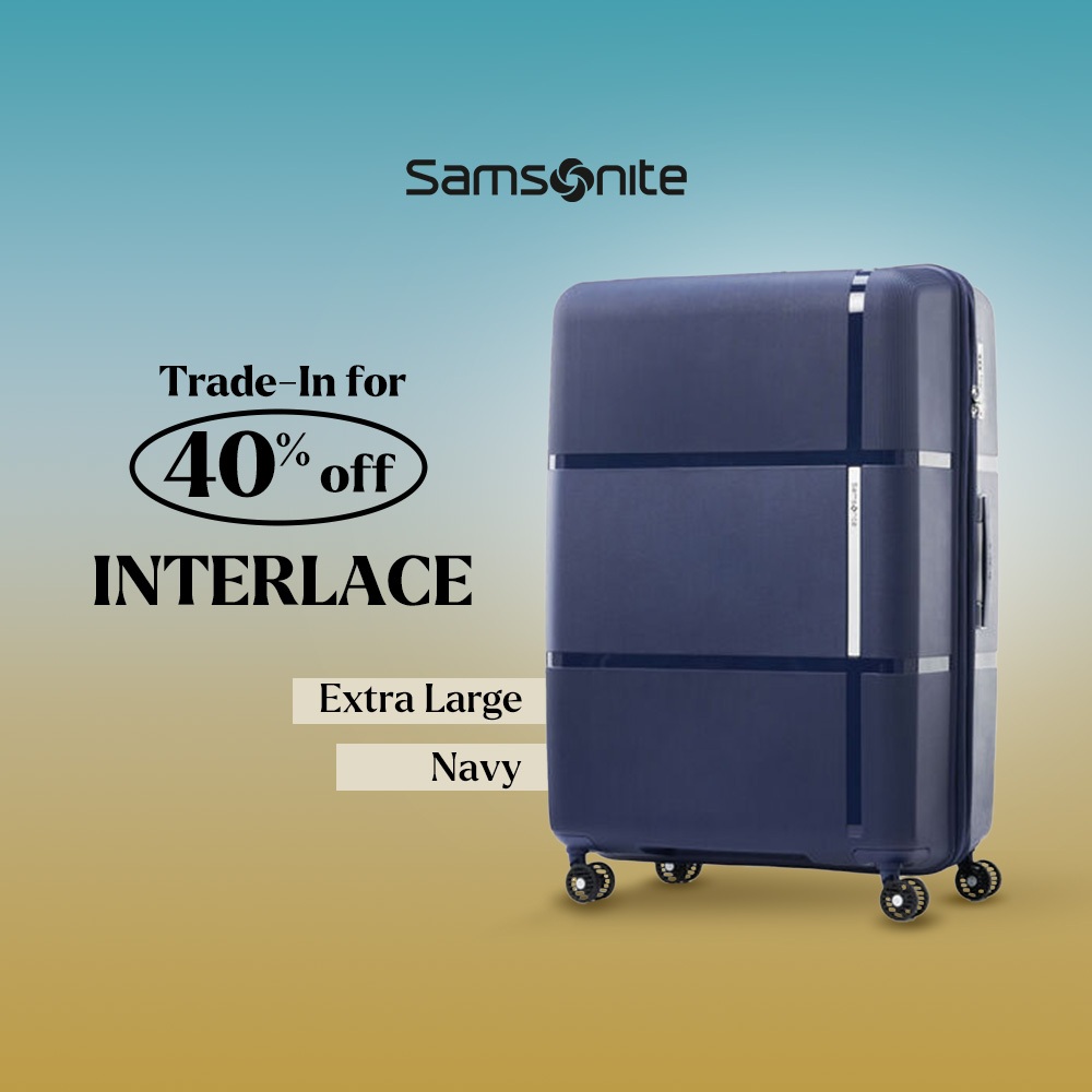 Jual Samsonite Koper Hardcase Interlace Large 30 inch Exp V2 - Navy ...