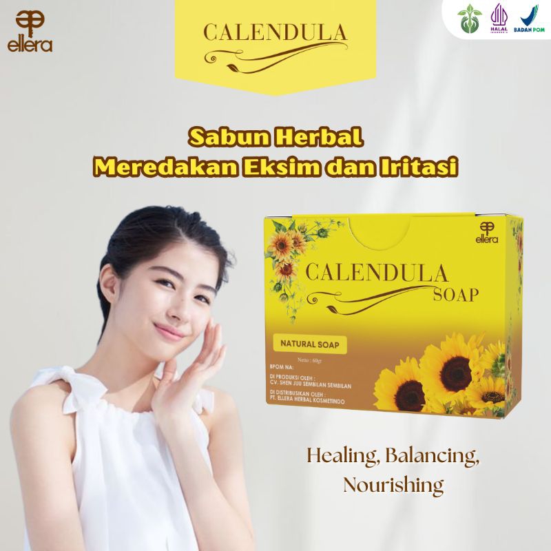 Jual SABUN ALAMI BUNGA MATAHARI CALENDULLA ( Untuk Perawatan Alami ...