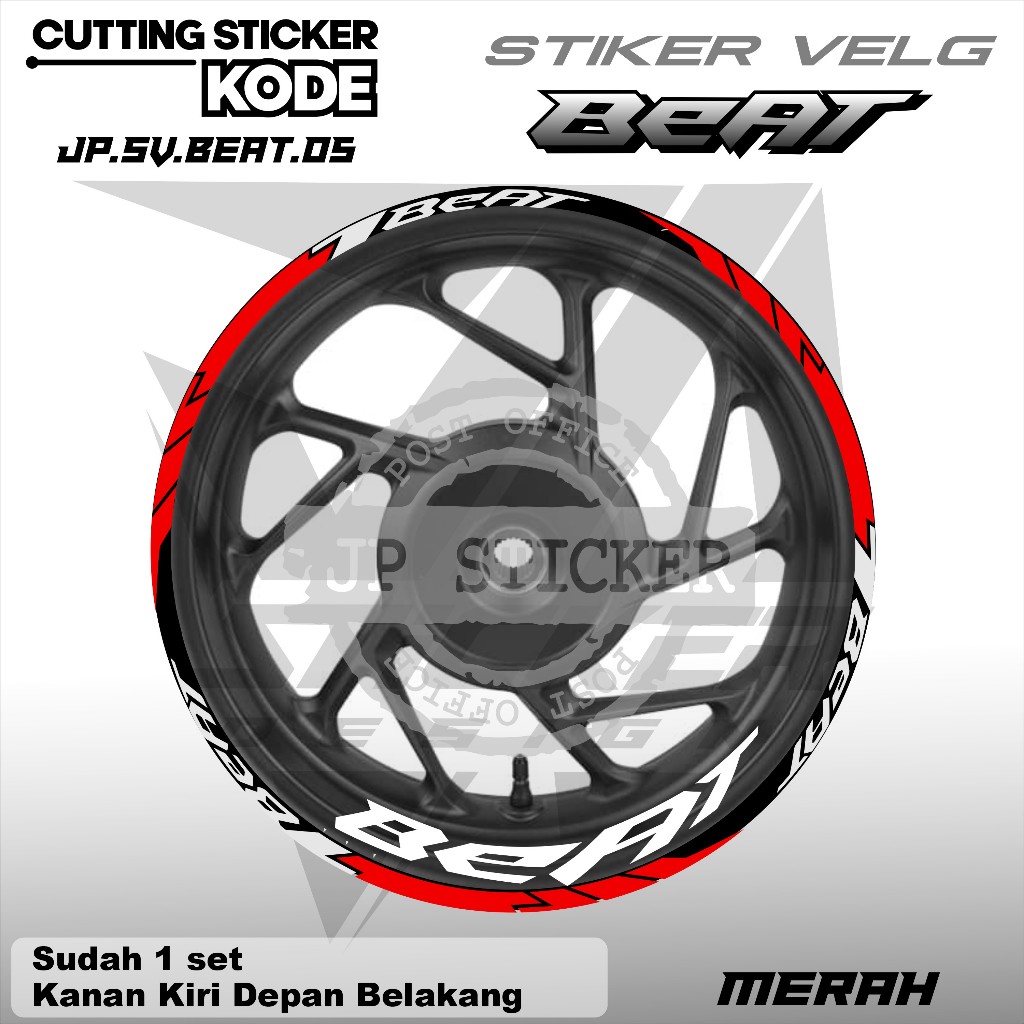 Jual Stiker Velg Motor Beat Cutting Sticker Stiker List VELG ALL BEAT ...