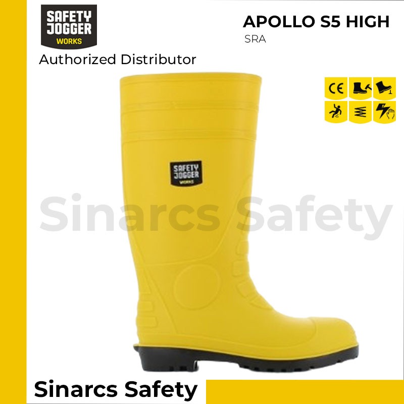 Jual Sepatu Safety Jogger APOLLO S5 Boots - Yellow / Kuning | Shopee ...