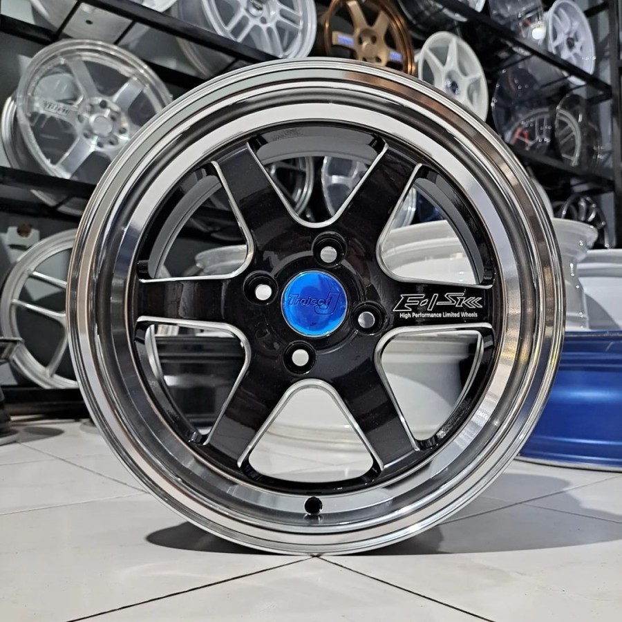 Jual velg racing r15 lebar 7 SAMLONG W6T RING 15 brio city jazz yaris agya | Shopee Indonesia