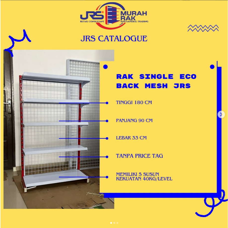 Jual Rak Gondola ECO 180 CM Display 5 Susun Minimarket (TANPA PRICE TAG ...