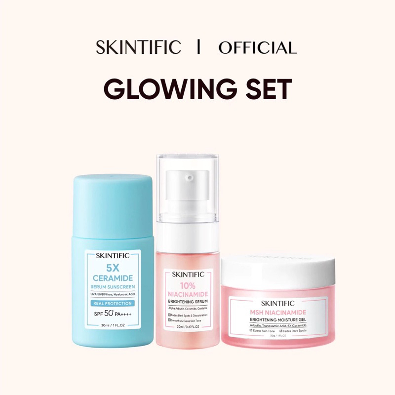 Jual skintific glowing set | Shopee Indonesia