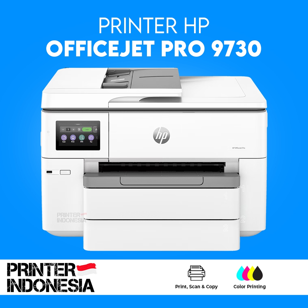 Jual Printer HP Office Jet Pro 9730 A3 (Pengganti 7740) All In One Original | Shopee Indonesia