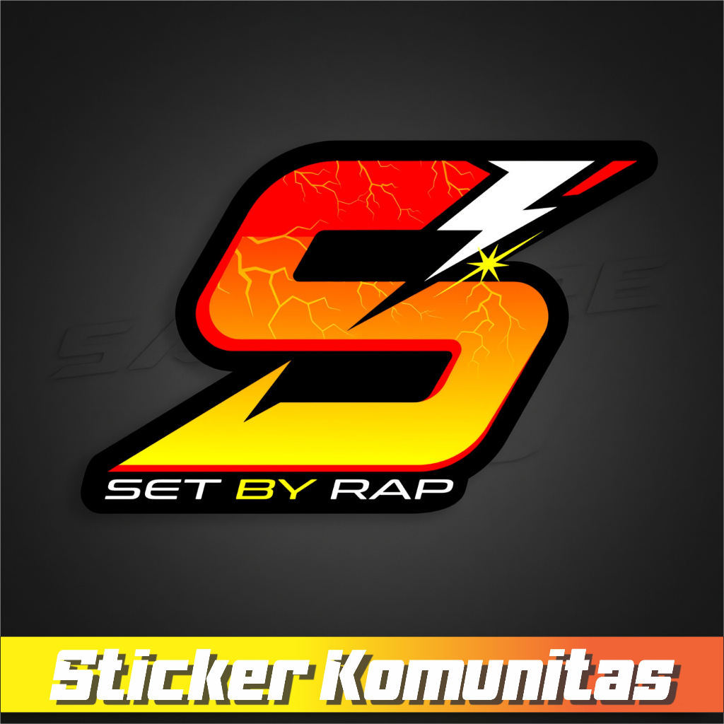 Jual Sticker logo komunitas Stiker print cut Set By Rap hologram ...