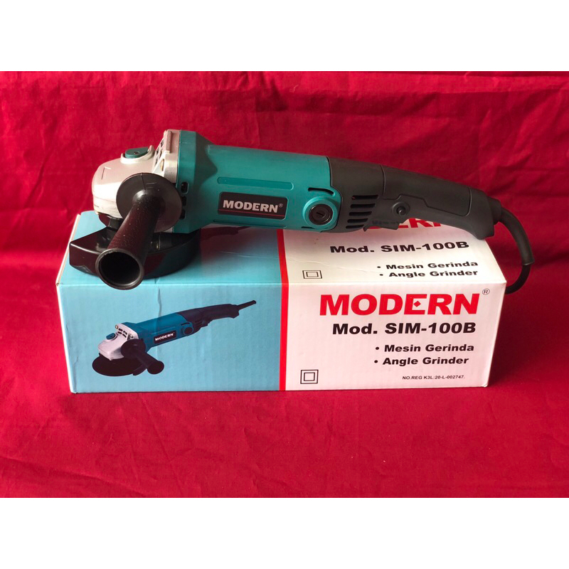 Jual MESIN GRINDA DISC GRINDA MODERN SIM-100B ANGLE GRINDER MODERN ...