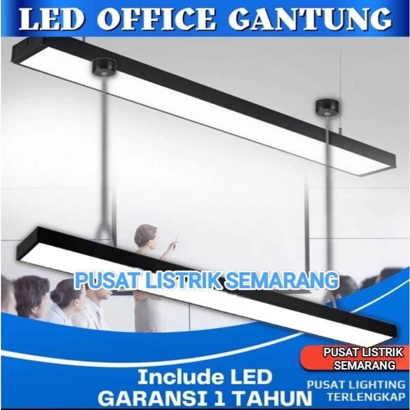 Jual Lampu Gantung LED Downlight Plafon Lampu Office Kantor Hanging 18W ...