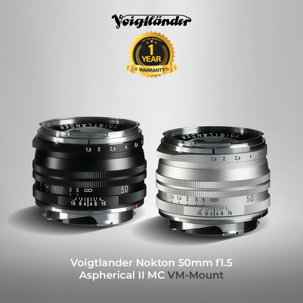 Jual Voigtlander Lens 50mm f1.5 Aspherical II Nokton for Leica M ...