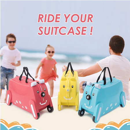 Jual Roaming Koper Tunggang/ Koper Duduk Anak - Mirip Trunki (WARNA ...