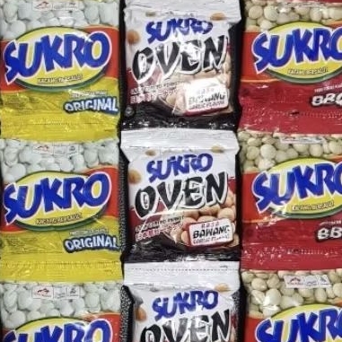 Jual KACANG SUKRO 17 GR X 10 bungkus/SUKRO ORIGINAL/BBQ/SUKRO OVEN ...