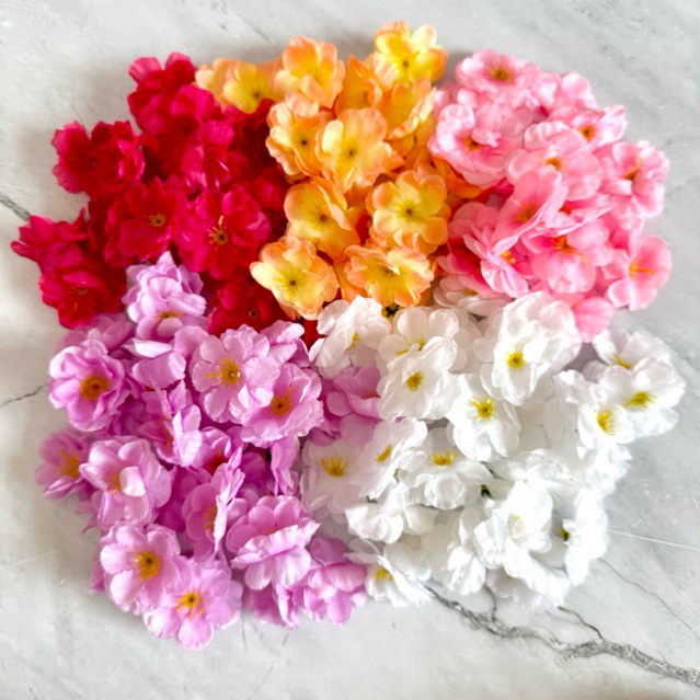Jual Bunga Sakura Imlek / Artificial Bunga Mei Hua Mei Hwa Hiasan Pohon ...