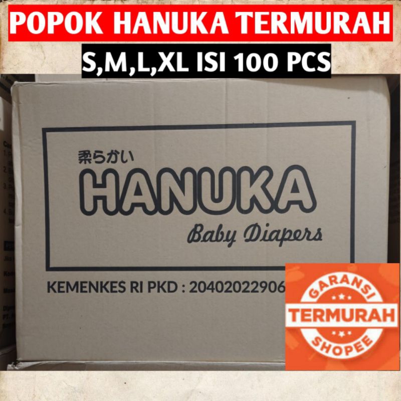 Jual POPOK ANAK HANUKA ISI 100, UKURAN S M L XL, JAMINAN PALING MURAH ...