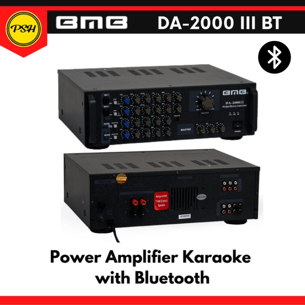 Jual BMB DA-2000 III BT DA2000 Power Amplifier Karaoke Mixer Bluetooth ...