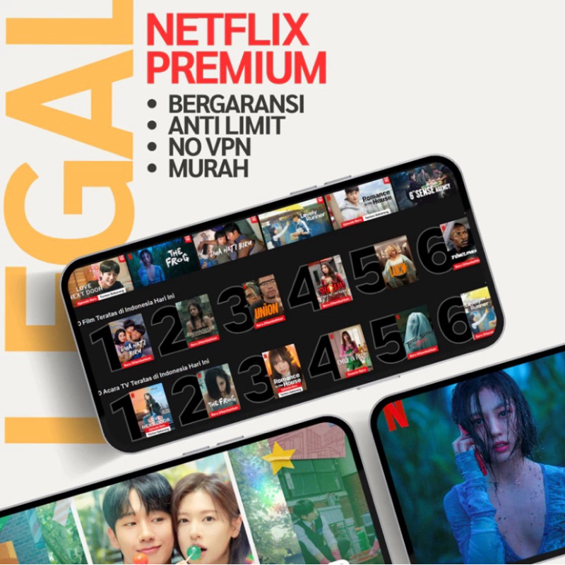 Jual NETFLIXXX PREMIUM 1-3BULAN ULTRA HD FULL GARANSI ANTI HOLD | Shopee Indonesia