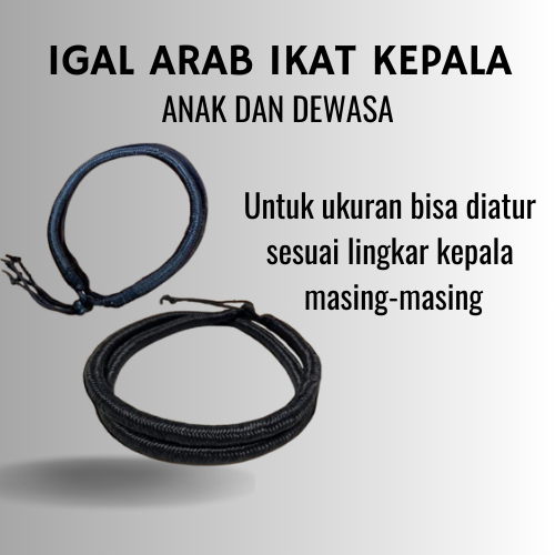 Jual Igal Arab igal ikat sorban arab / igal ikat kepala / igal sorban ...