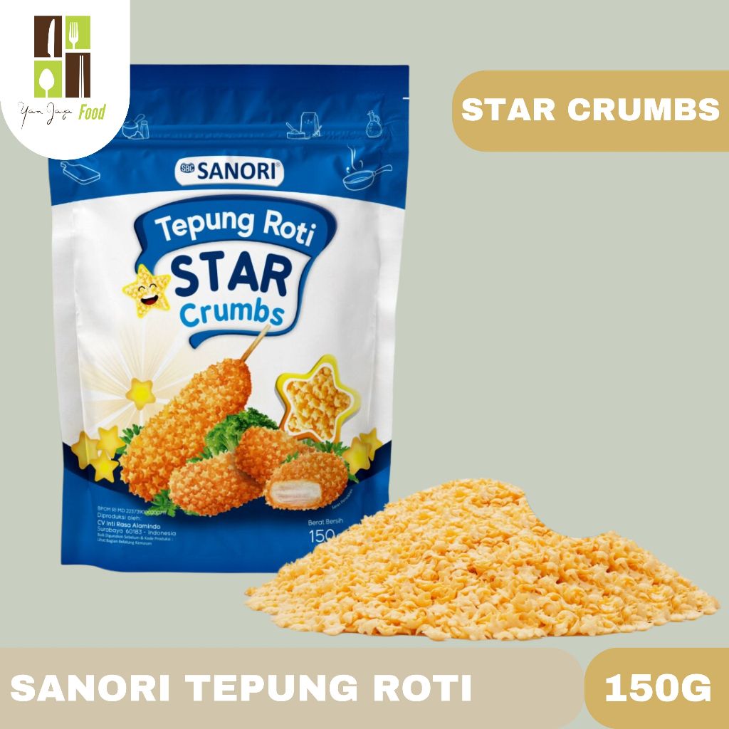 Jual Sanori Star Crumbs / Tepung Roti /Roti Crispy / Krispi / Bentuk ...