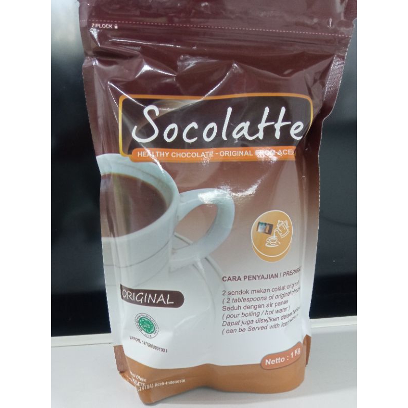 Jual SOCOLATTE Bubuk Cokelat Original 1 kg | Shopee Indonesia